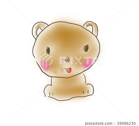 Bear. Flappy picture of a child doodle style... - Stock Illustration ...