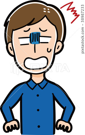 Illustration of men shocked - Stock Illustration [38987233] - PIXTA