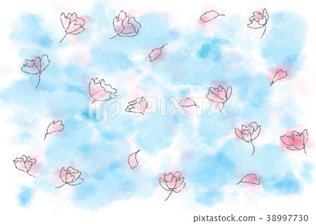 Flower dance background - Stock Illustration [38997730] - PIXTA