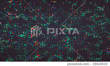 Composed Of Particles. Abstract Graphic Design - Stock Illustration ...