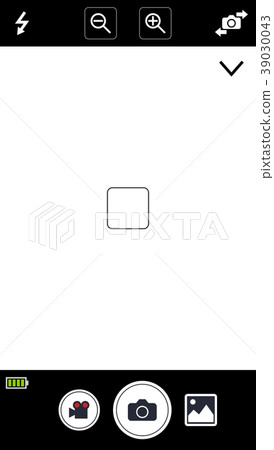 Modern smartphone camera focusing screen - Stock Illustration [39030043 ...