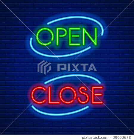 Neon Open Closed Sign