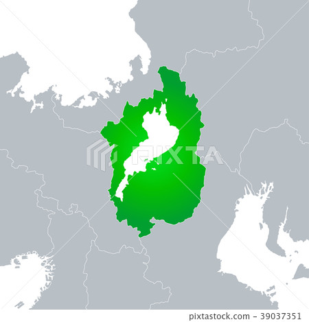 Shiga Prefecture Map - Stock Illustration [39037351] - PIXTA