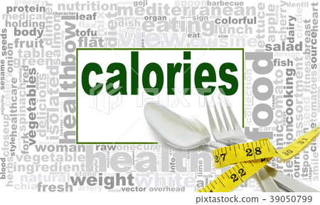 Calories word cloud - Stock Illustration [39050799] - PIXTA