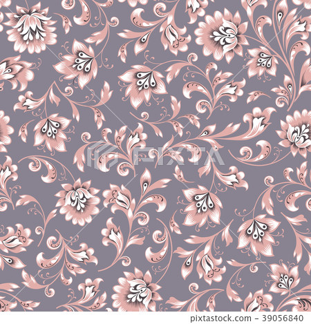 Flower Swirl Background Pattern