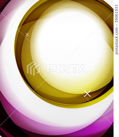 Vector transparent color wave lines abstract - Stock Illustration ...