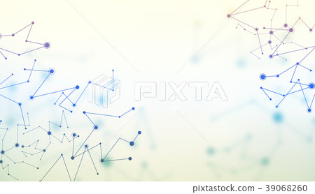 Abstract technology geometric lines background - Stock Illustration ...