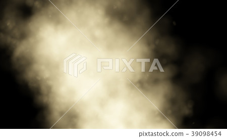 Big brown smoke wind black background, fire smoke - Stock Illustration ...