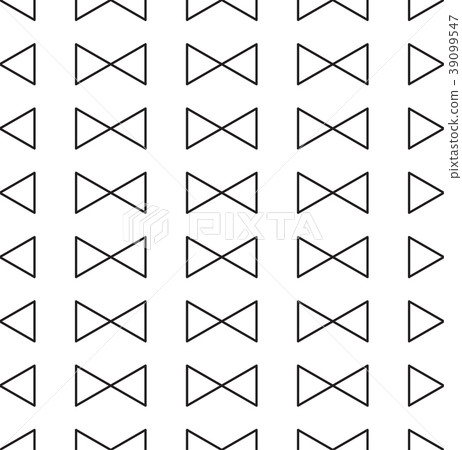 Triangle Ribbon Seamless Pattern - Stock Illustration [39099547] - PIXTA