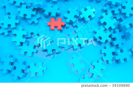 Jigsaw panel - Stock Illustration [39109890] - PIXTA
