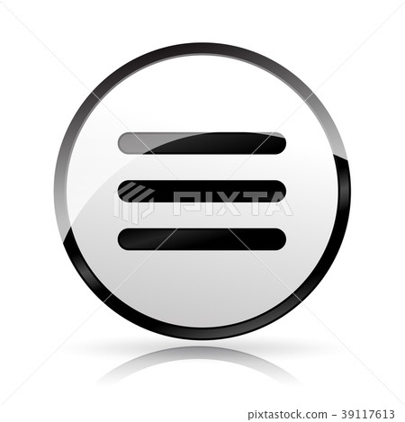 menu expand icon on white background - Stock Illustration [39117613 ...