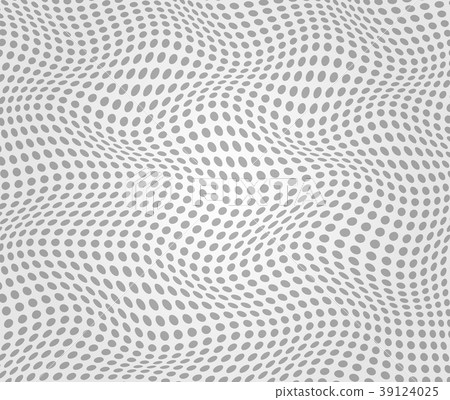 Pattern of soft dark round dot in halftone waves - Stock Illustration ...
