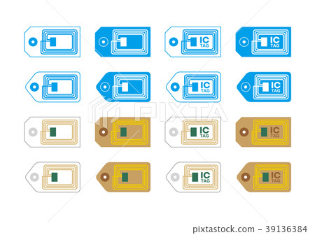IC tag - Stock Illustration [39136384] - PIXTA