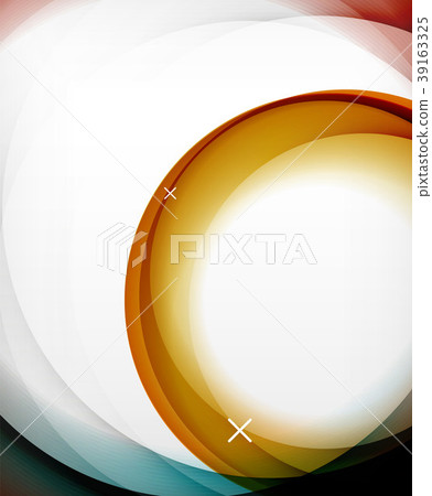 Vector transparent color wave lines abstract - Stock Illustration ...