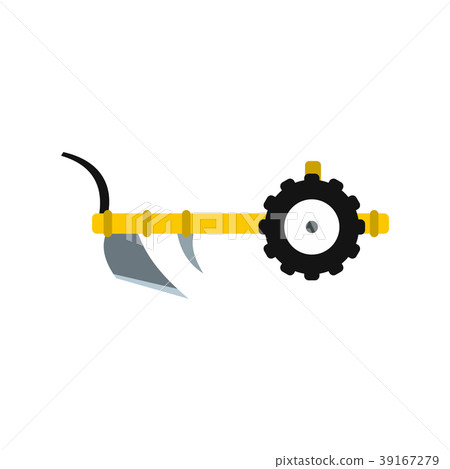 Plough icon flat - Stock Illustration [39167279] - PIXTA