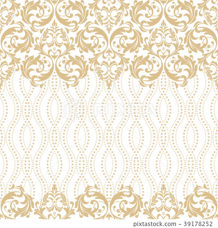 Vector lace pattern in Eastern style - Stock Illustration [39178252 ...