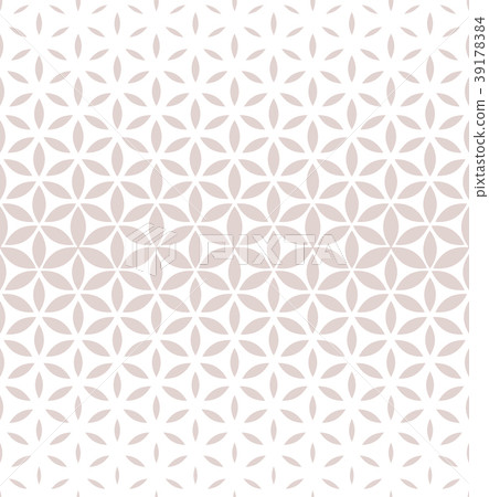 Flower geometric pattern. Seamless vector - Stock Illustration ...