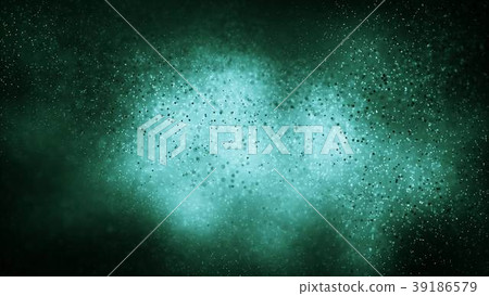 Particle seamless background on green science - Stock Illustration ...