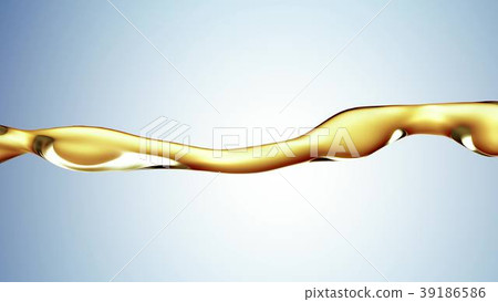 Oil splash on blue background. - Stock Illustration [39186586] - PIXTA