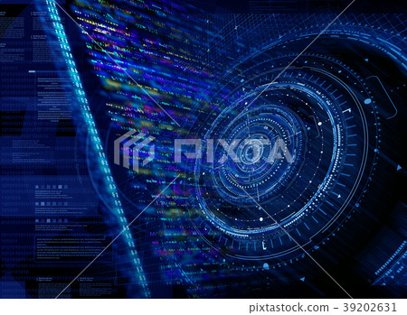Cyber visual - Stock Illustration [39202631] - PIXTA