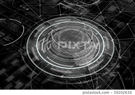Cyber visual - Stock Illustration [39202638] - PIXTA