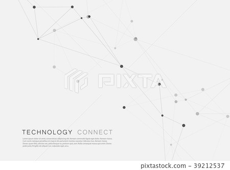 Vector geometric and connection triangles shapes - Stock Illustration ...