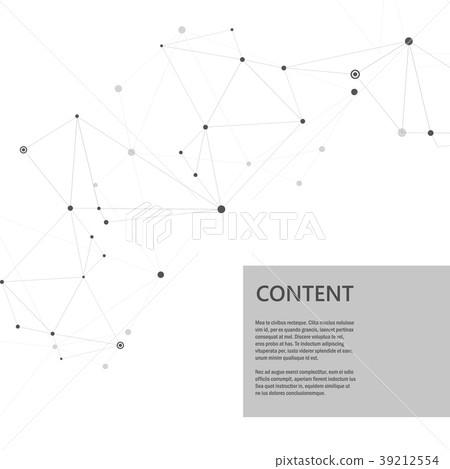 Vector geometric and connection triangles shapes - Stock Illustration ...