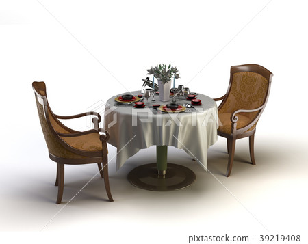 restaurant composition - Stock Illustration [39219408] - PIXTA
