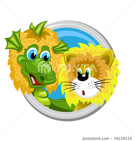 Dragon Leo Zodiac sign - Stock Illustration [39226319] - PIXTA
