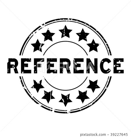 Grunge black reference round rubber seal stamp - Stock Illustration ...