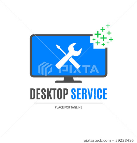 Desktop service - Stock Illustration [39228456] - PIXTA