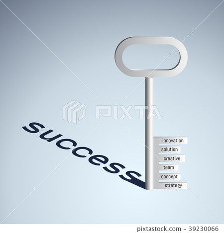 Key success. - Stock Illustration [39230066] - PIXTA