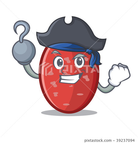 Pirate salami character cartoon style - Stock Illustration [39237094 ...