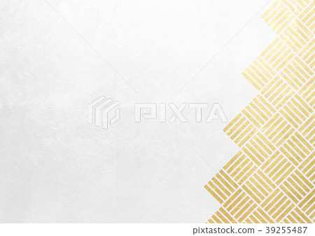 Ari wood foil (background material) gold - Stock Illustration [39255487 ...
