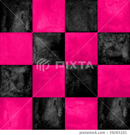 Trendy checkered pattern background - Stock Illustration [39265281] - PIXTA