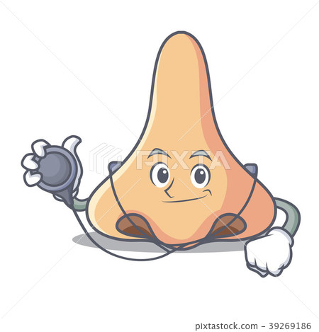 Doctor nose character cartoon style - Stock Illustration [39269186] - PIXTA