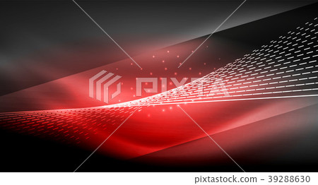 Smooth light effect, straight lines on glowing - Stock Illustration ...