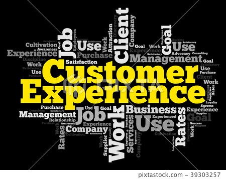 Customer Experience word cloud-插圖素材 [39303257] - PIXTA圖庫