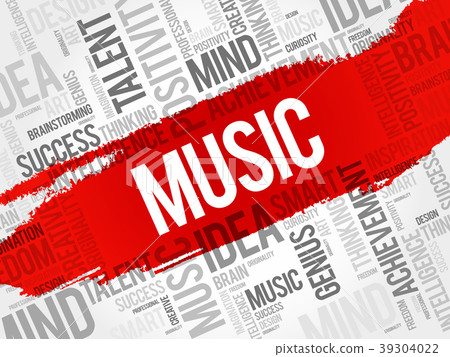 MUSIC word cloud collage - Stock Illustration [39304022] - PIXTA