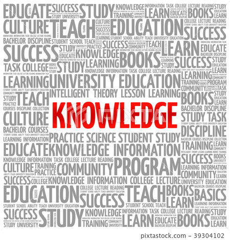KNOWLEDGE word cloud collage - Stock Illustration [39304102] - PIXTA