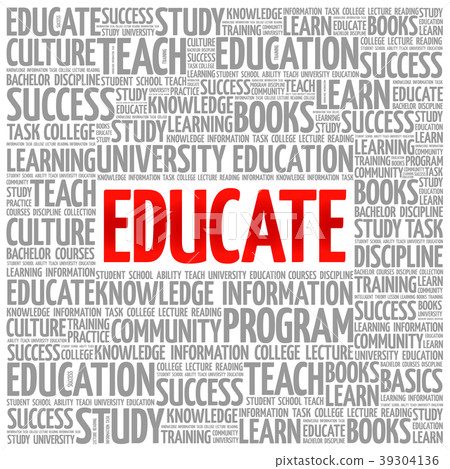 EDUCATE word cloud collage - Stock Illustration [39304136] - PIXTA