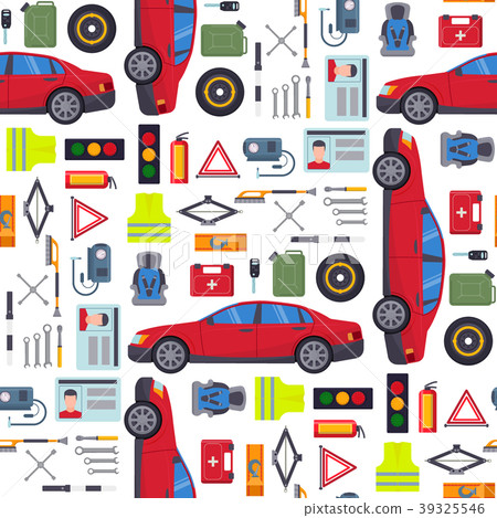 Auto transport vector motorist equipment - Stock Illustration [39325546 ...