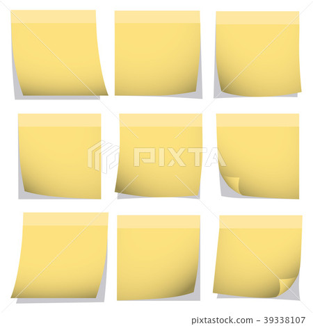 Illustration Vector Graphic Collection Post It - Stock Illustration ...