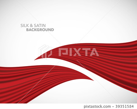 Abstract vector wave silk satin fabric template - Stock Illustration ...
