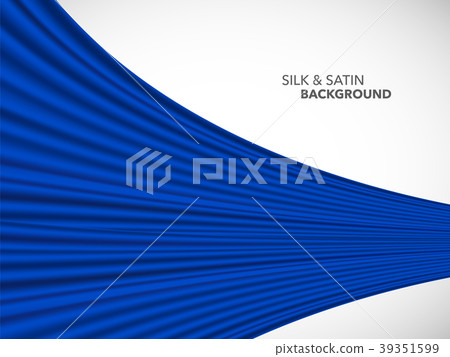 Abstract vector wave silk satin fabric template - Stock Illustration ...