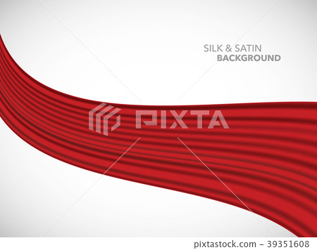 Abstract vector wave silk satin fabric template - Stock Illustration ...