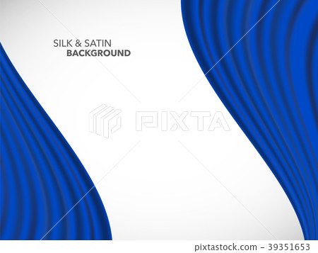 Abstract vector wave silk satin fabric template - Stock Illustration ...