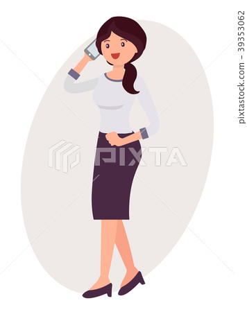Cartoon character design female carton vector - Stock Illustration ...