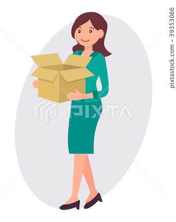 Cartoon character design female carton vector-插圖素材 [39353066] - PIXTA圖庫