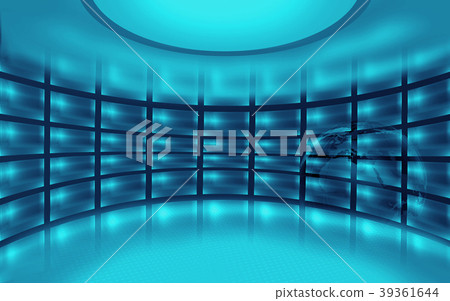 Abstract Empty 3D Studio Space concept series - Stock Illustration ...
